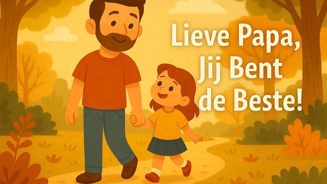 Lieve Papa, Jij Bent de Beste! | Vaderdag Liedje | Kinderliedje voor ...