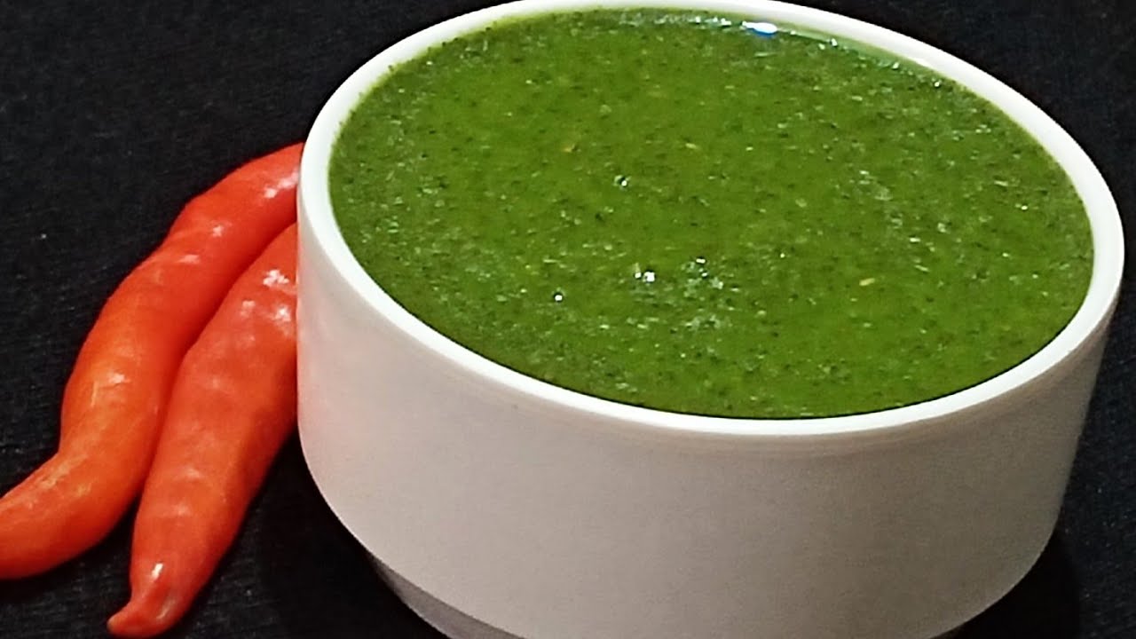 Spicy Dhaniya Chatni easy and quick recipe,Dhaniya pudina chatni,Hare ...