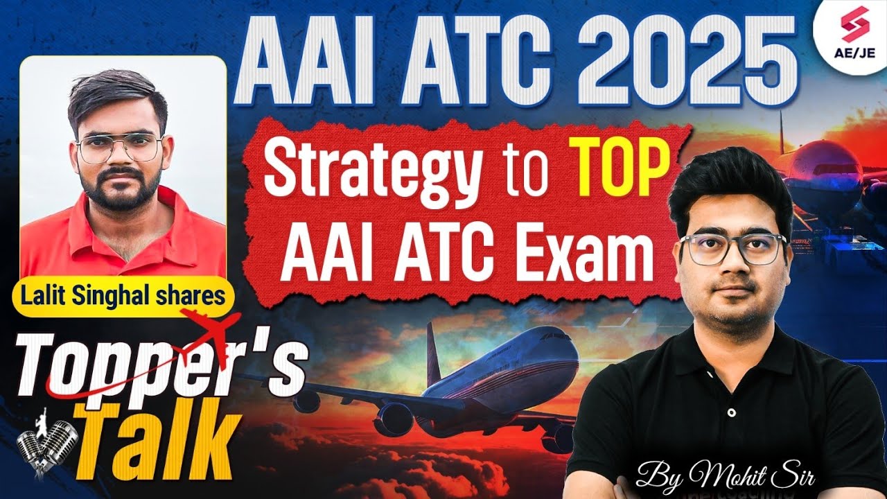 AAI ATC Topper Interview | AAI ATC Topper Strategy to ace AAI ATC Exam ...