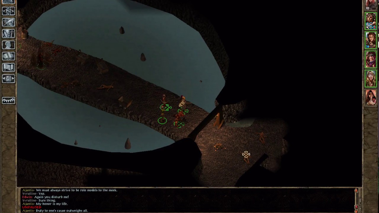 Baldur's Gate Trilogy no-reload, Nashkel Mines, part 1 - YouTube