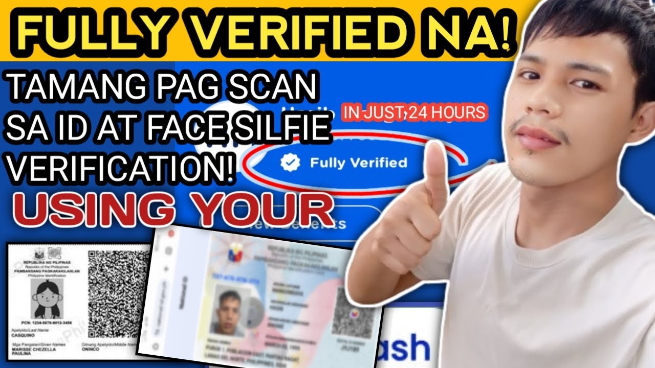 HOW TO FULLY VERIFY GCASH ACCOUNT USING EPHILID OR DIGITAL NATIONAL ID ...
