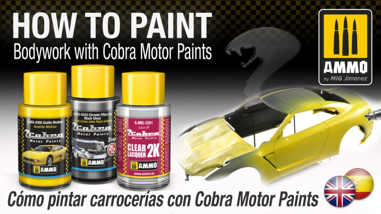 How To Paint Bodywork whit Cobra Motor Paints/Cómo pintar carrocerías ...