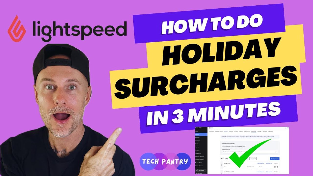 Set Up Public Holiday Surcharges in Lightspeed O-Series - YouTube