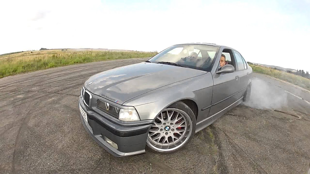 bmw e36 325i drift - YouTube