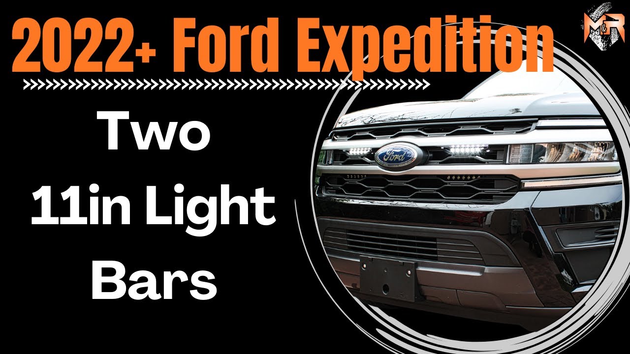 Ford Expedition (2) LED Light Bars Full Install | M&R Automotive - YouTube