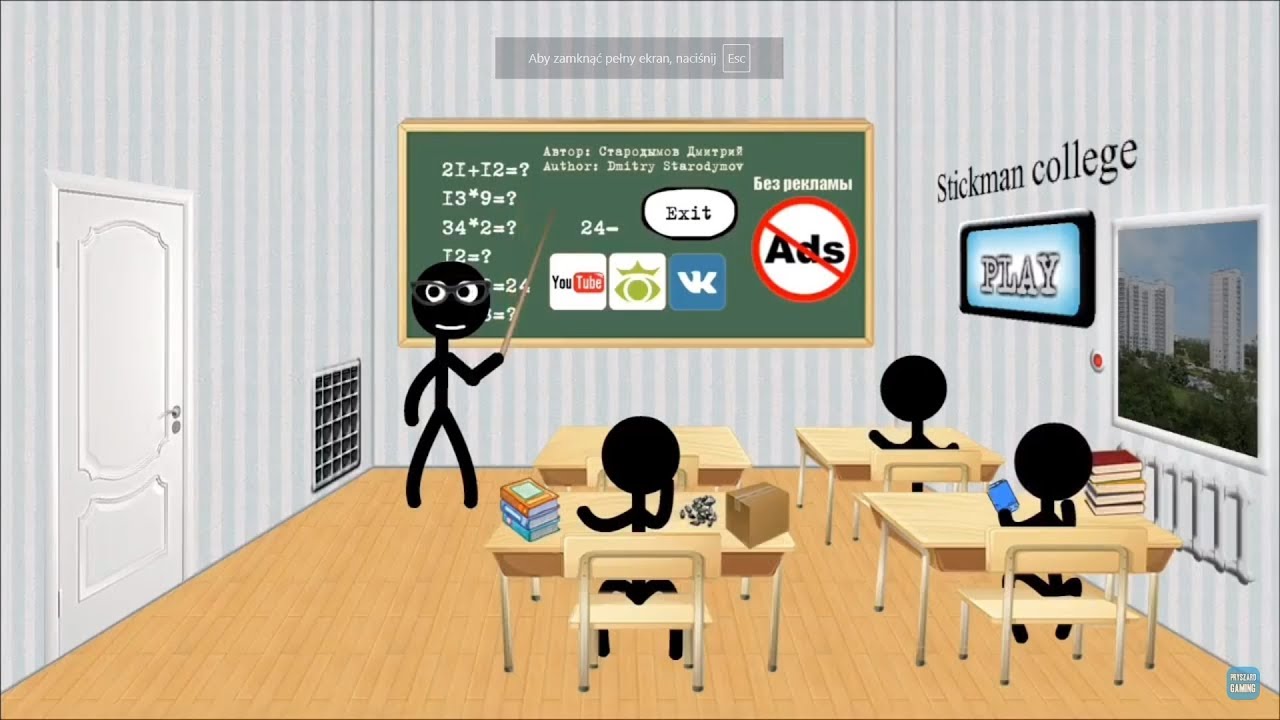 Stickman College, Stickman Dormitory, Stickman Craft (By Starodymov ...