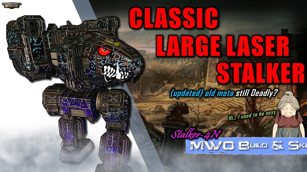 [BRxV] MWO Build & Skills : Classic Large Laser Stalker - YouTube