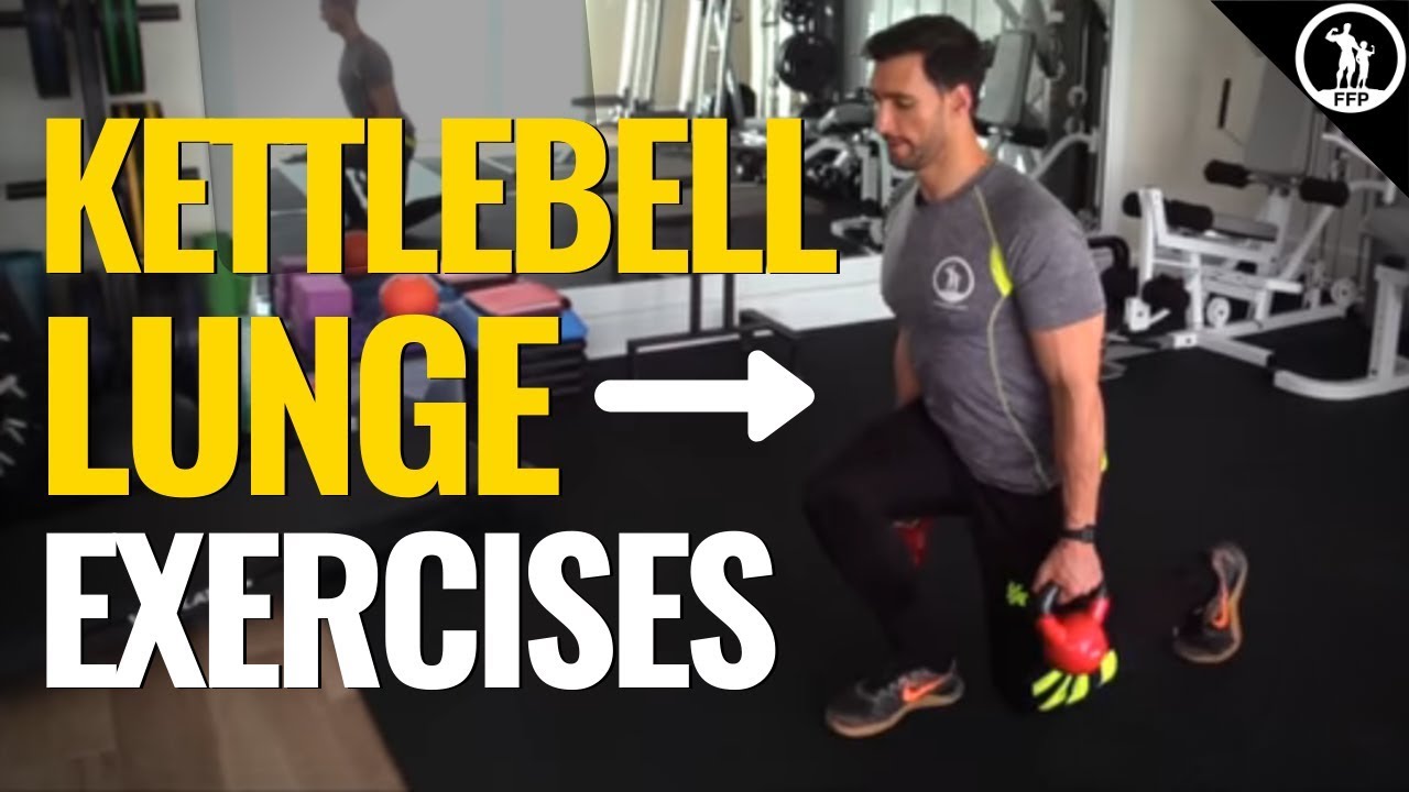 Kettlebell Lunge Workout Tutorial Top Leg Exercise Youtube