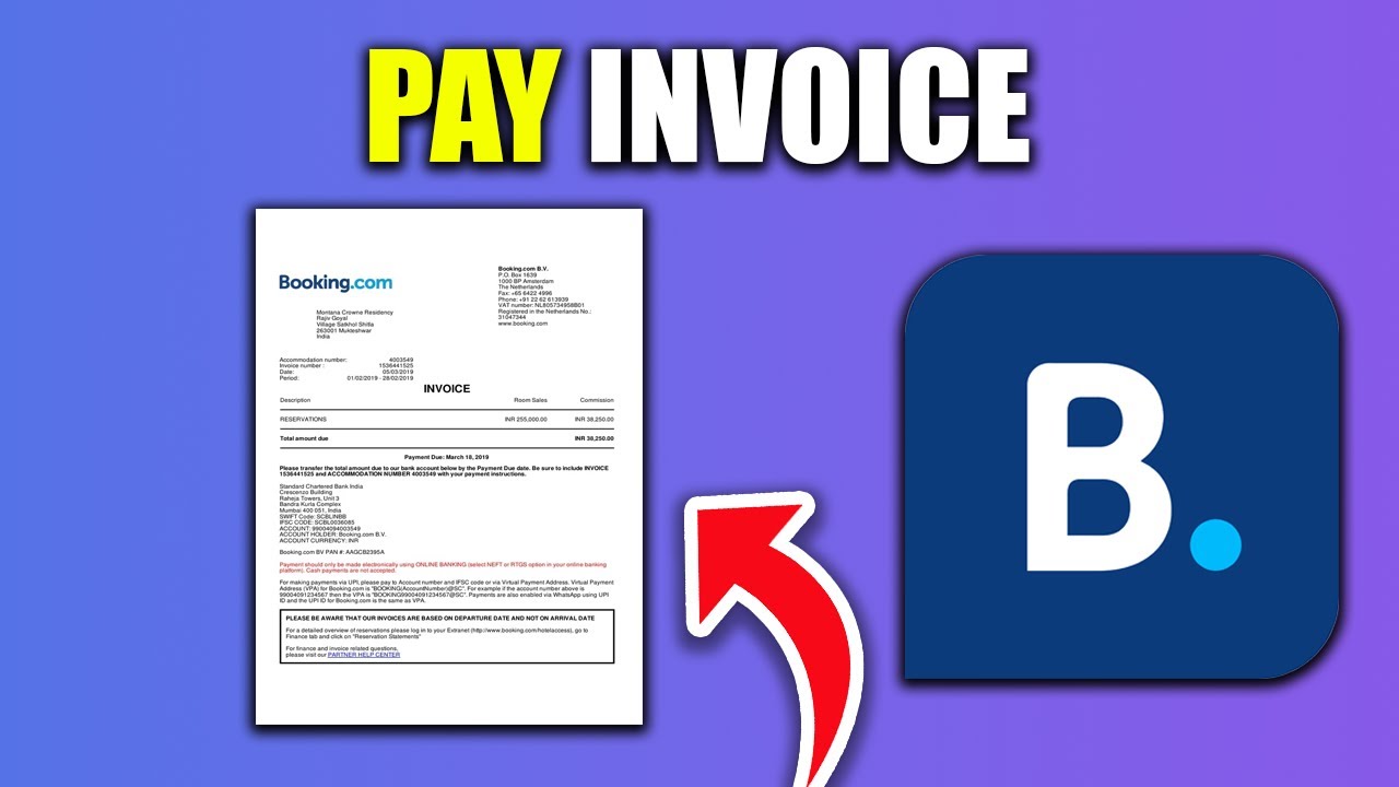 How To Pay Booking.Com Invoice | Pay Booking.Com Invoice Online - YouTube