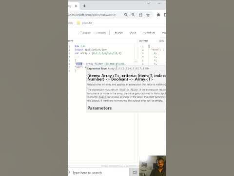 Dataweave | Filter Odd & Even Numbers From an Array #youtubeshorts # ...