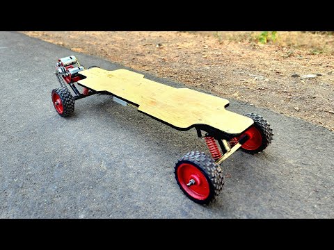 Building a  DIY electric skateoard using 775 motor
