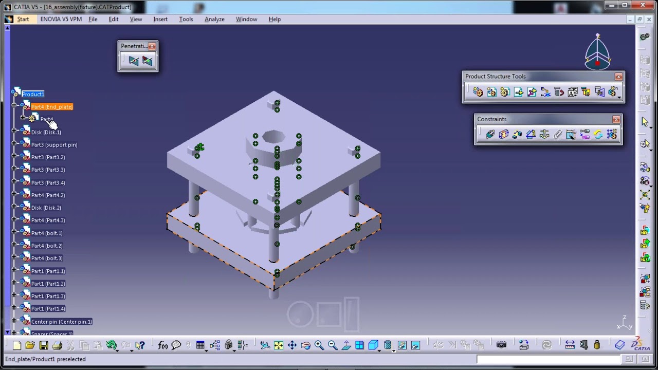 CATIA v5 Machining Process 2020 - YouTube