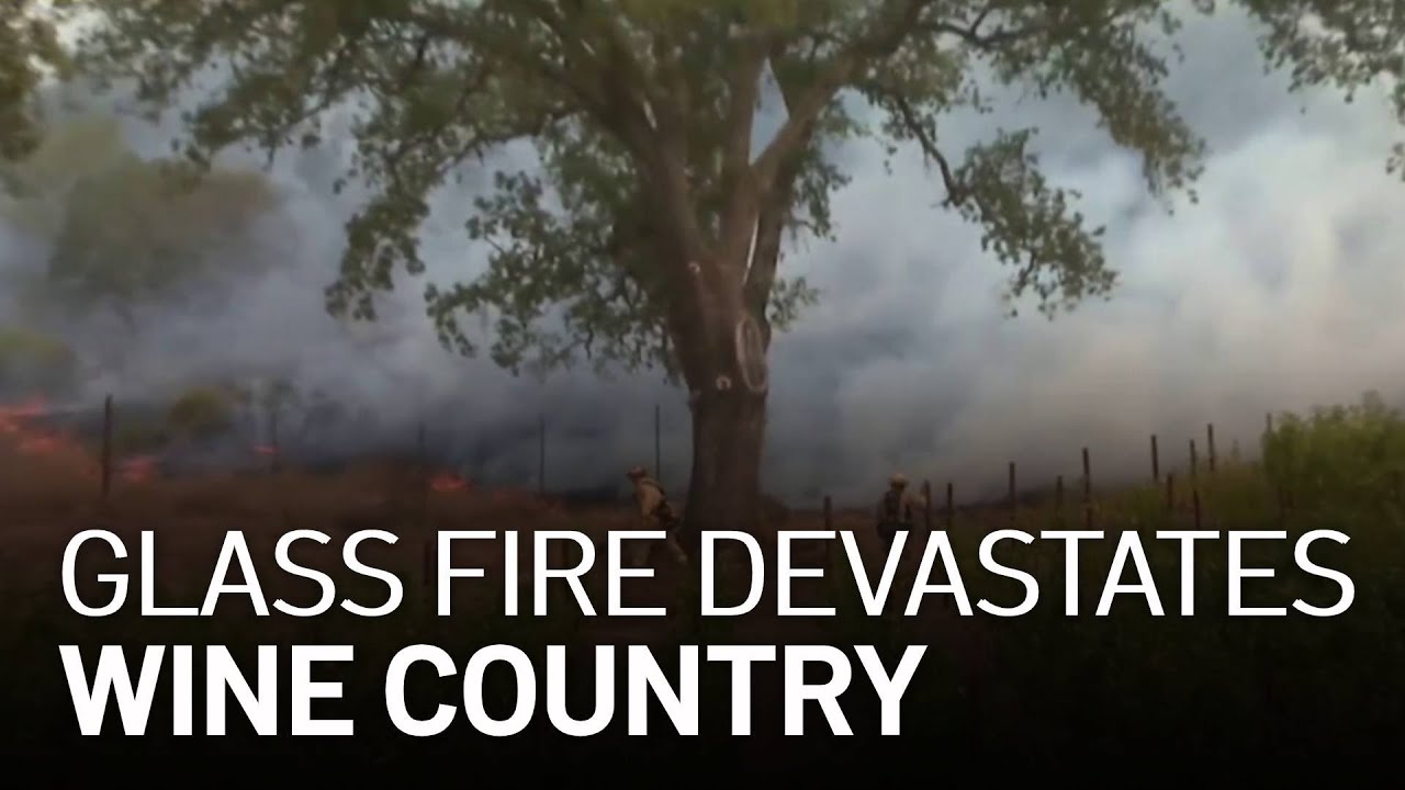 Growing Glass Fire Devastates Wine Country - YouTube