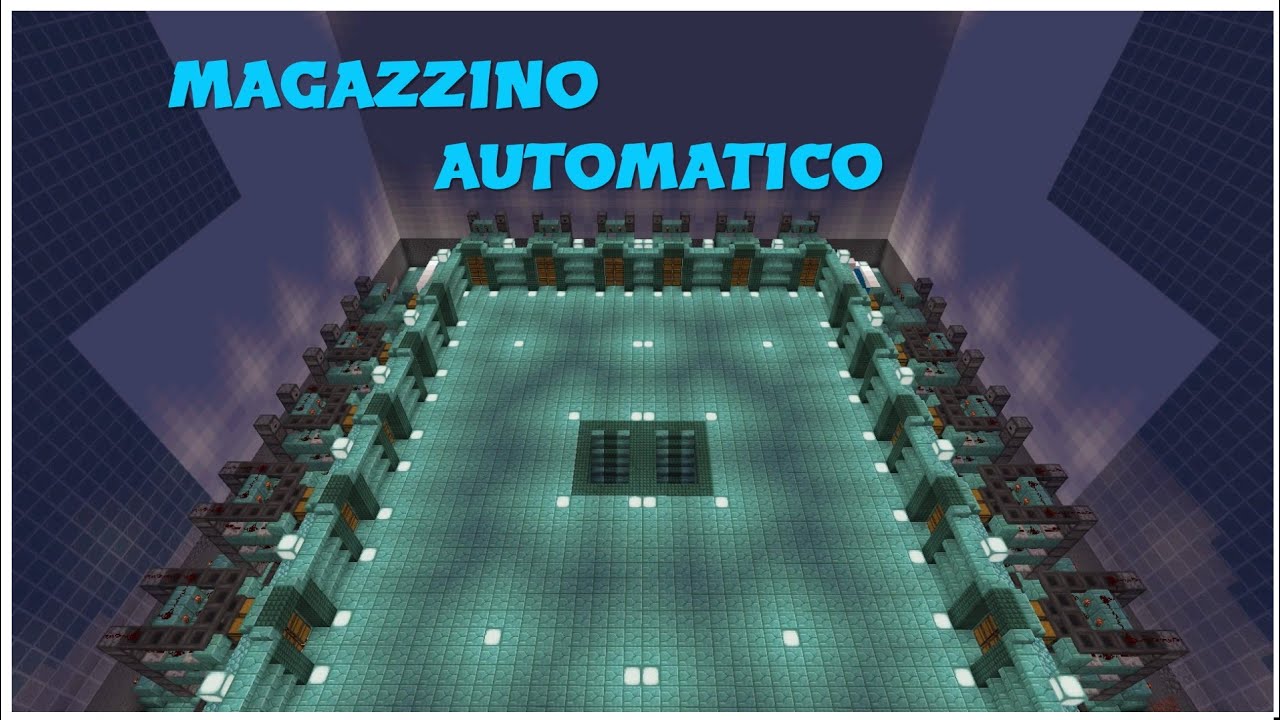 Minecraft PS4 Survival ep 10 MAGAZZINO AUTOMATICO - YouTube