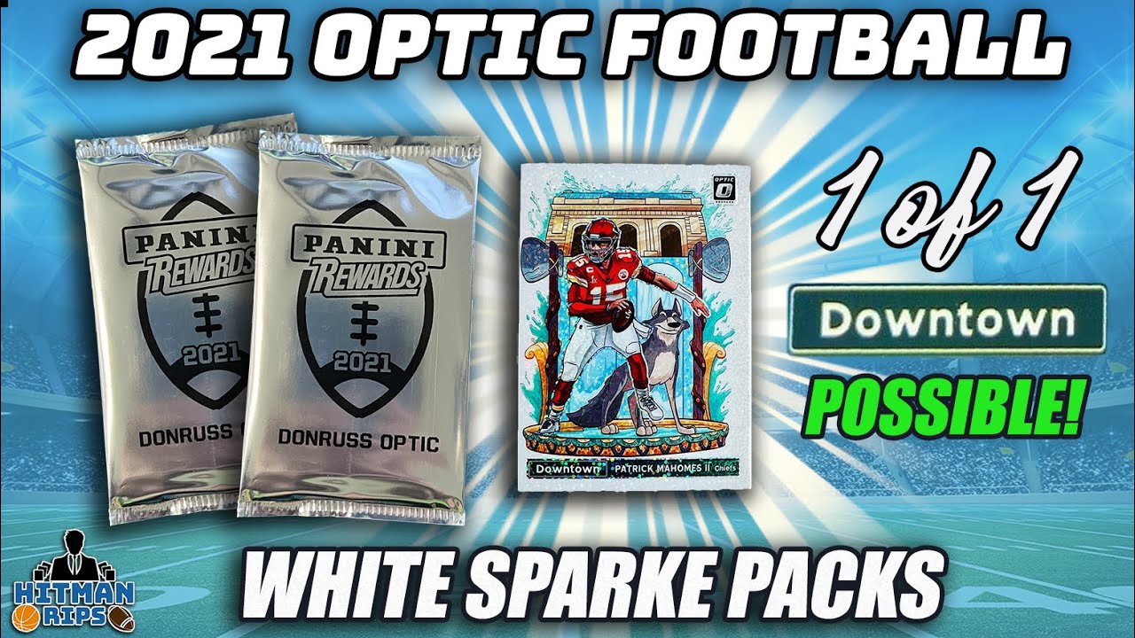 2021 Optic Football White Sparkle Packs! 1 of 1 Downtowns Are Possible ...