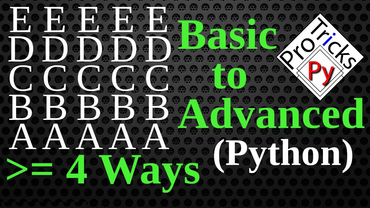 Python Pattern Program Printing Character In Python Square Pattern 9448