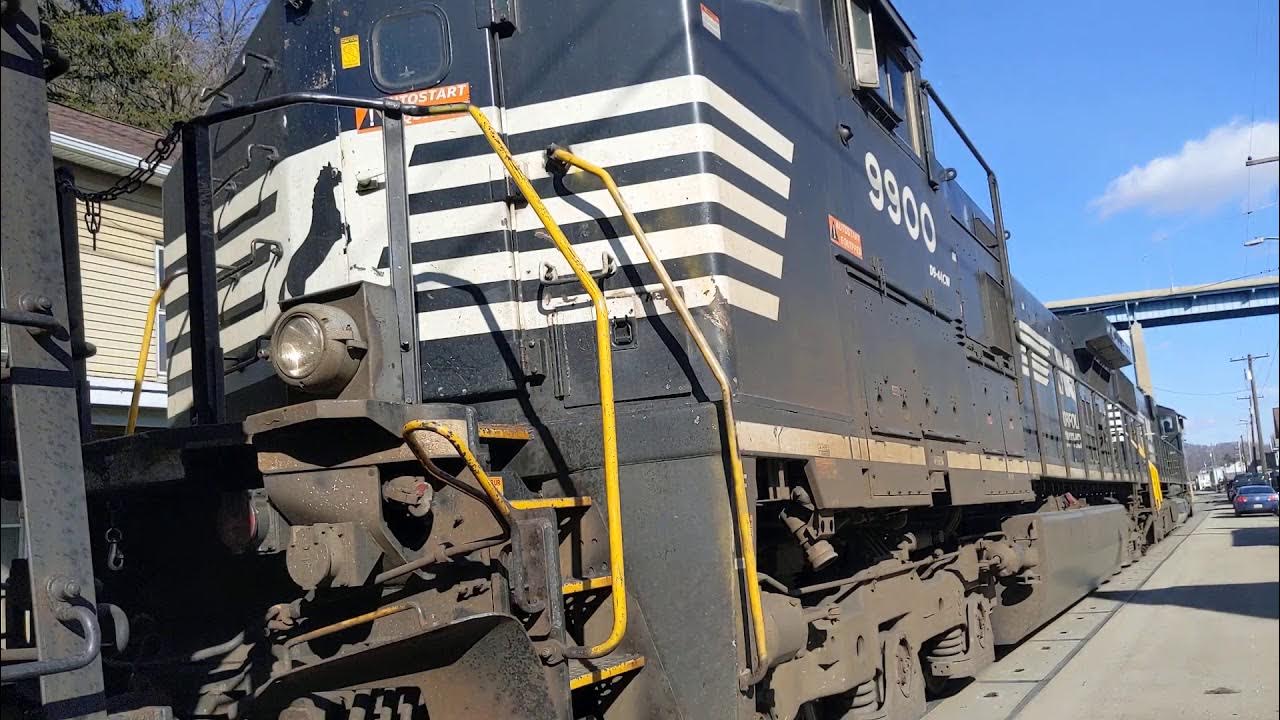 NS SD70ACC w Nice K5LA Street Running in West Brownsville - YouTube