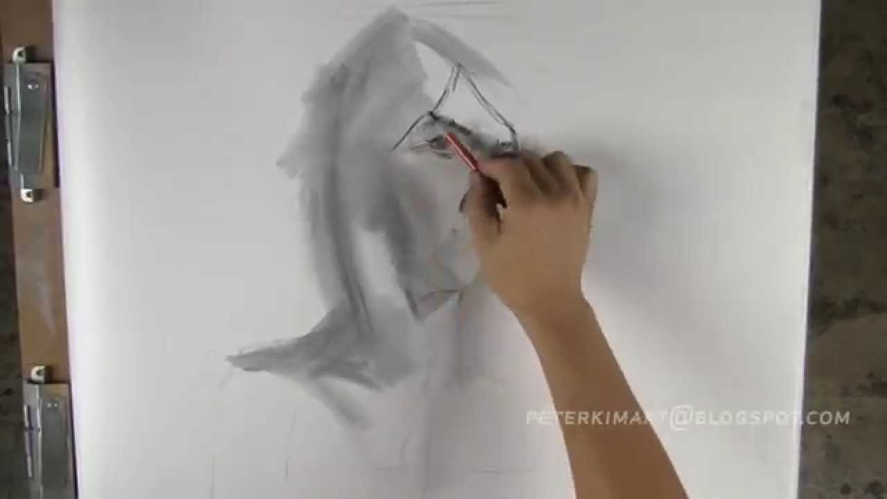 20 minute portrait 18x24 by Peter Y Kim - YouTube