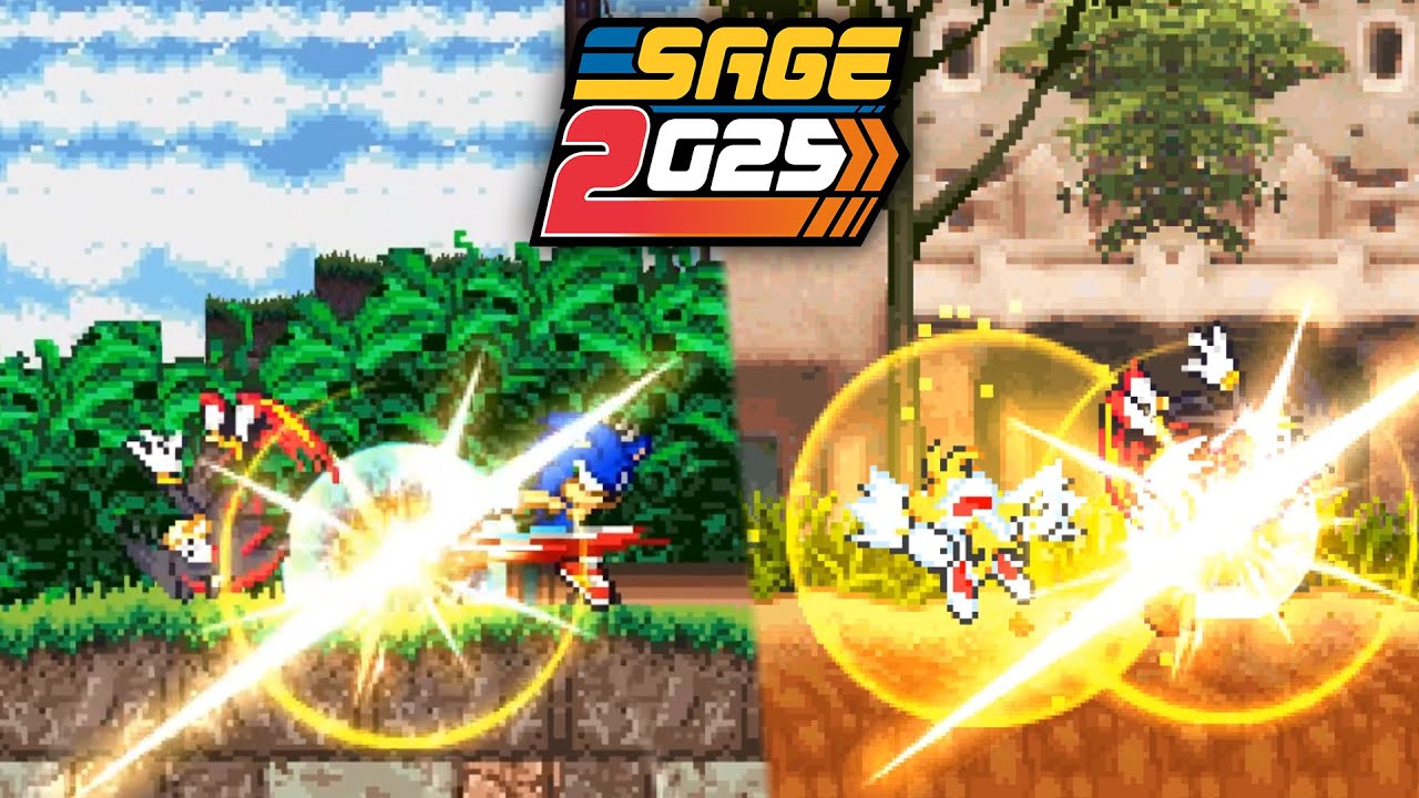 Your Childhood Sonic Sprite Animations As A Fighting Game - Sonic ...