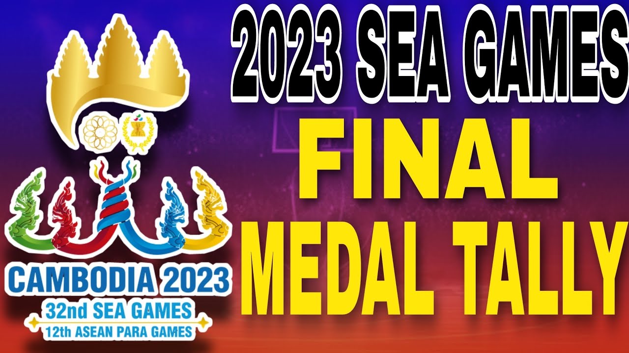 2023 sea games final medal tally - YouTube