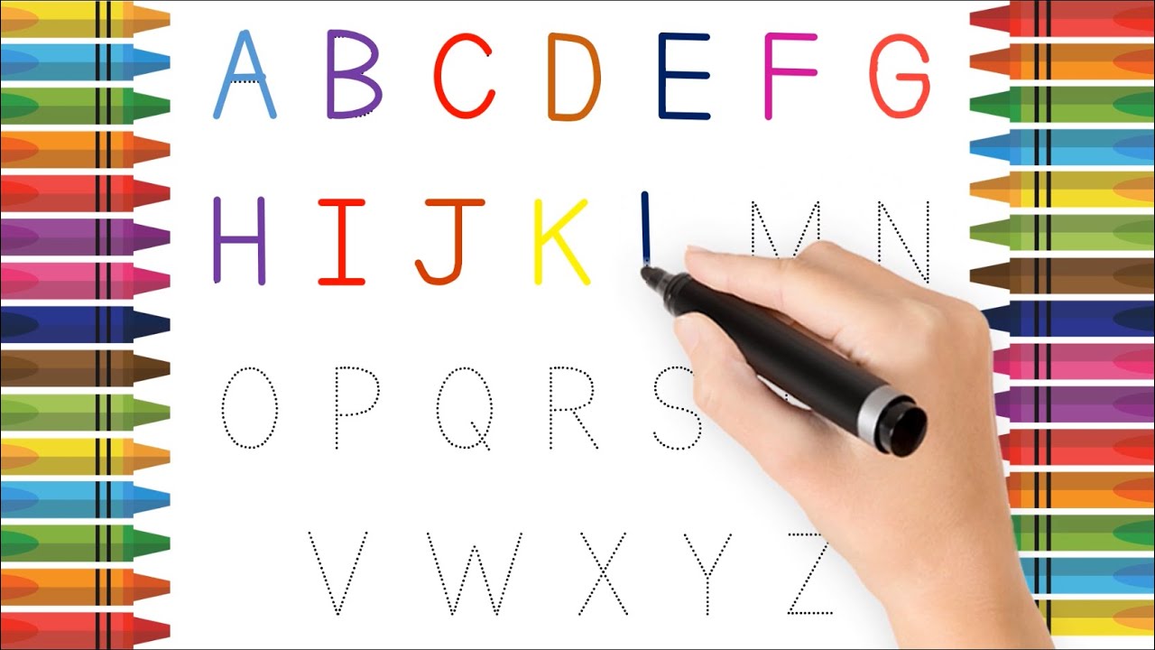 How to Write Letters for Kids Teaching - Writing ABC for Preschool ...
