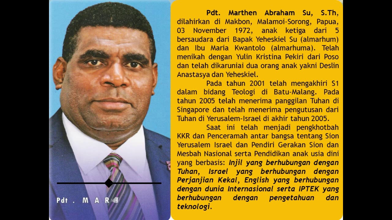 (2) PANGGILAN ISRAEL ? (Pdt. Marthen Abraham Su, S.Th) - YouTube