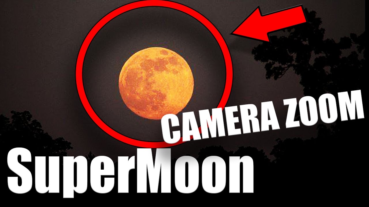Supermoon 14 November 2016 - ZOOMING MOON FROM CAMERA - YouTube