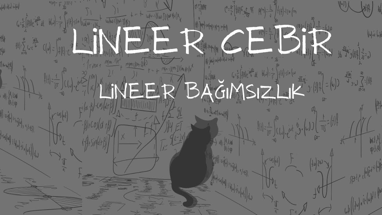 Lineer Cebir - Lineer Bağımsızlık - YouTube