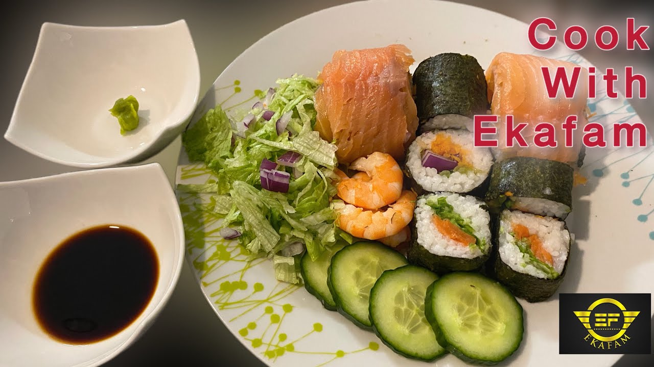 First Time Sushi! In An African Home! / Sushi Kits /Tanoshi Japon! My ...