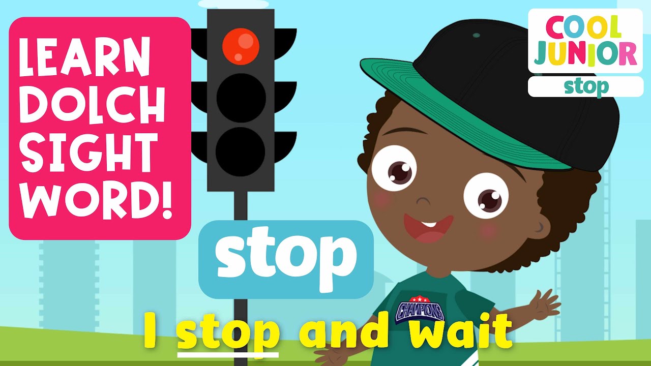 Phonics | Sight Words Songs! | Sight Word "stop" (Level 3B-13) | by ...