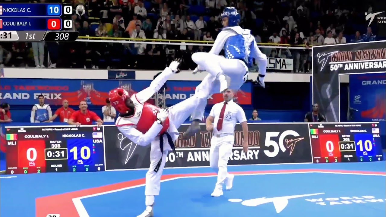 Cj Nickolas - Best Taekwondo Fight || 10 Best Fight || Highlights - YouTube
