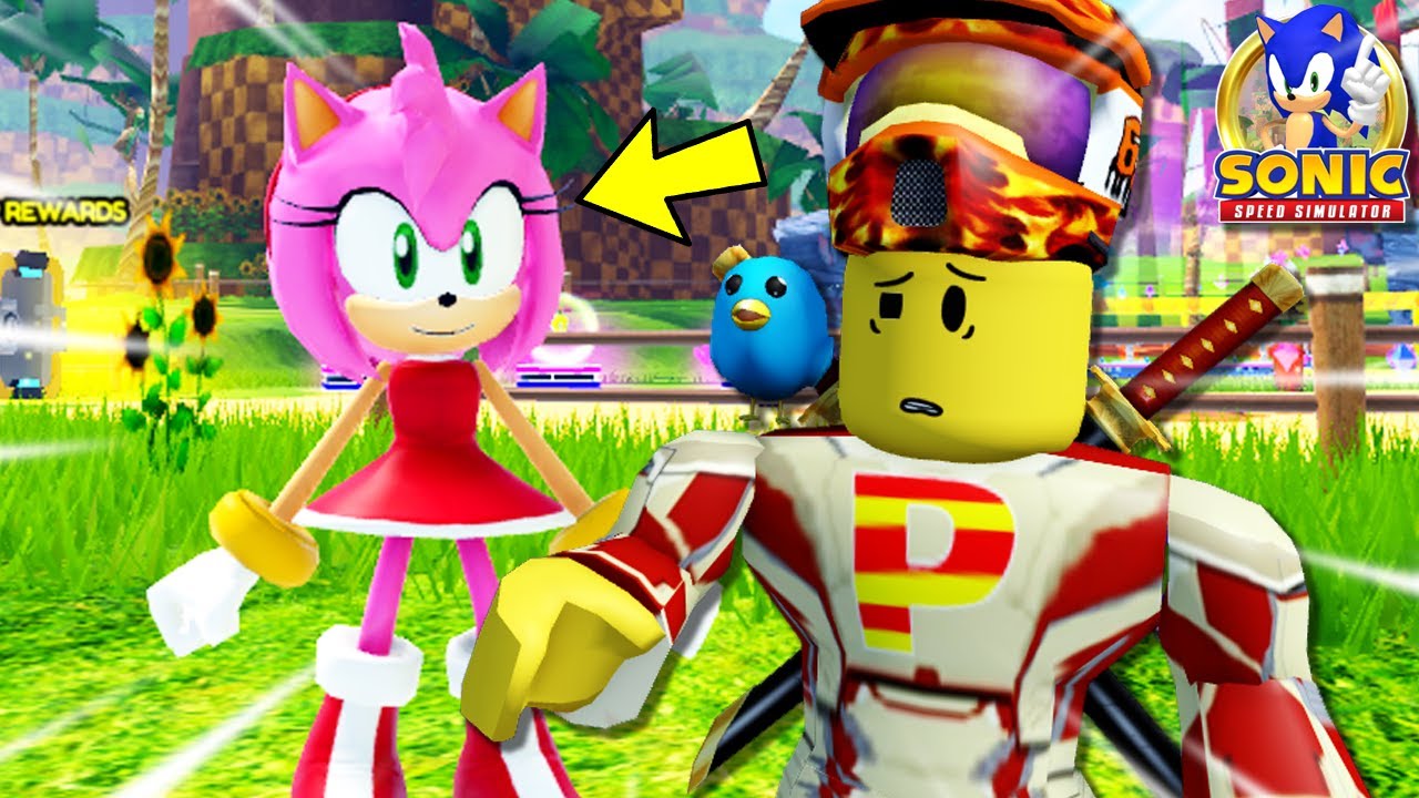 ROBLOX SONIC SPEED SIMULATOR AMY UPDATE!! - YouTube