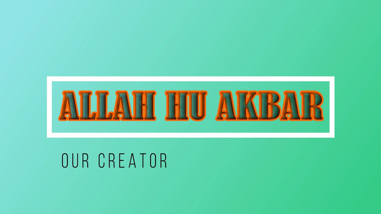 Allah made everything by Zain Bikha./nasheed - YouTube