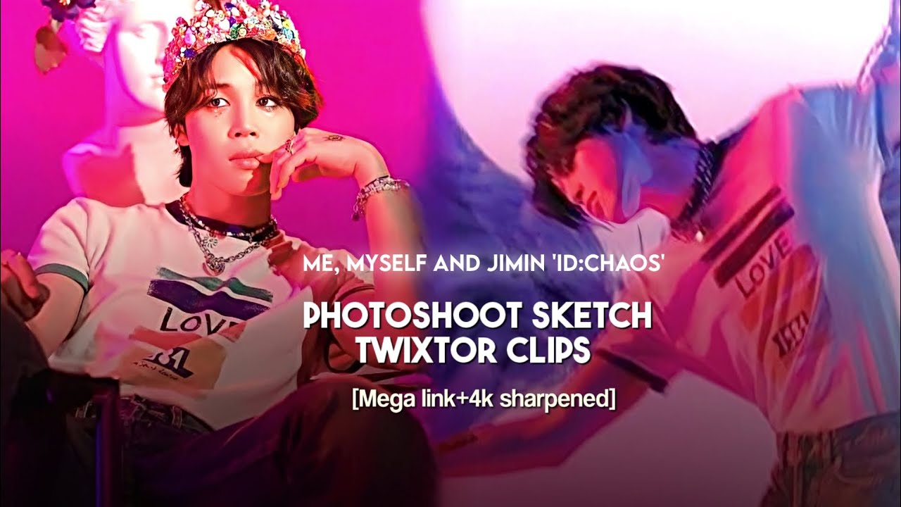Jimin "Me, Myself & Jimin Photoshoot Sketch" Twixtor clips • For ...