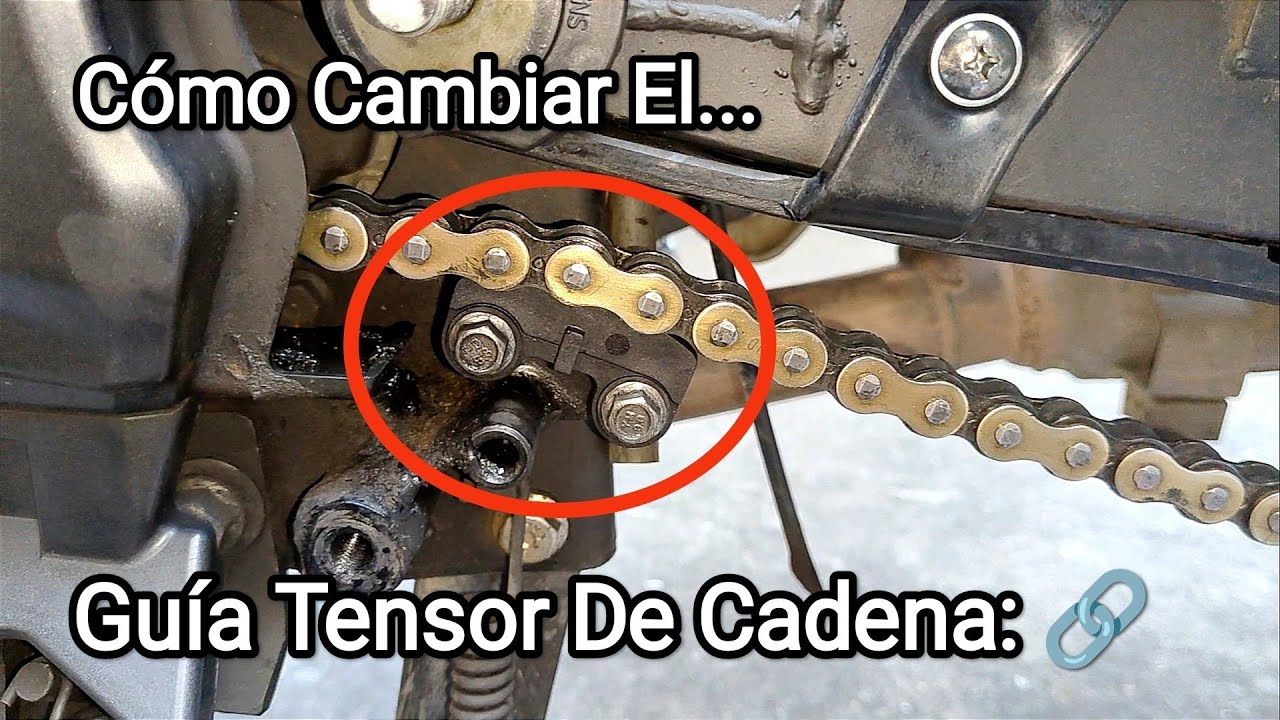 Cambio De Guía Tensor De Cadena Fácil En Casa @NickRider - YouTube