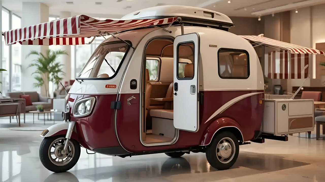 "Revolutionary Electric Trike Camper – The Future of Sustainable Travel ...