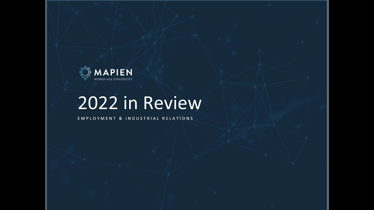 Mapien 2022 Year in Review webinar - YouTube