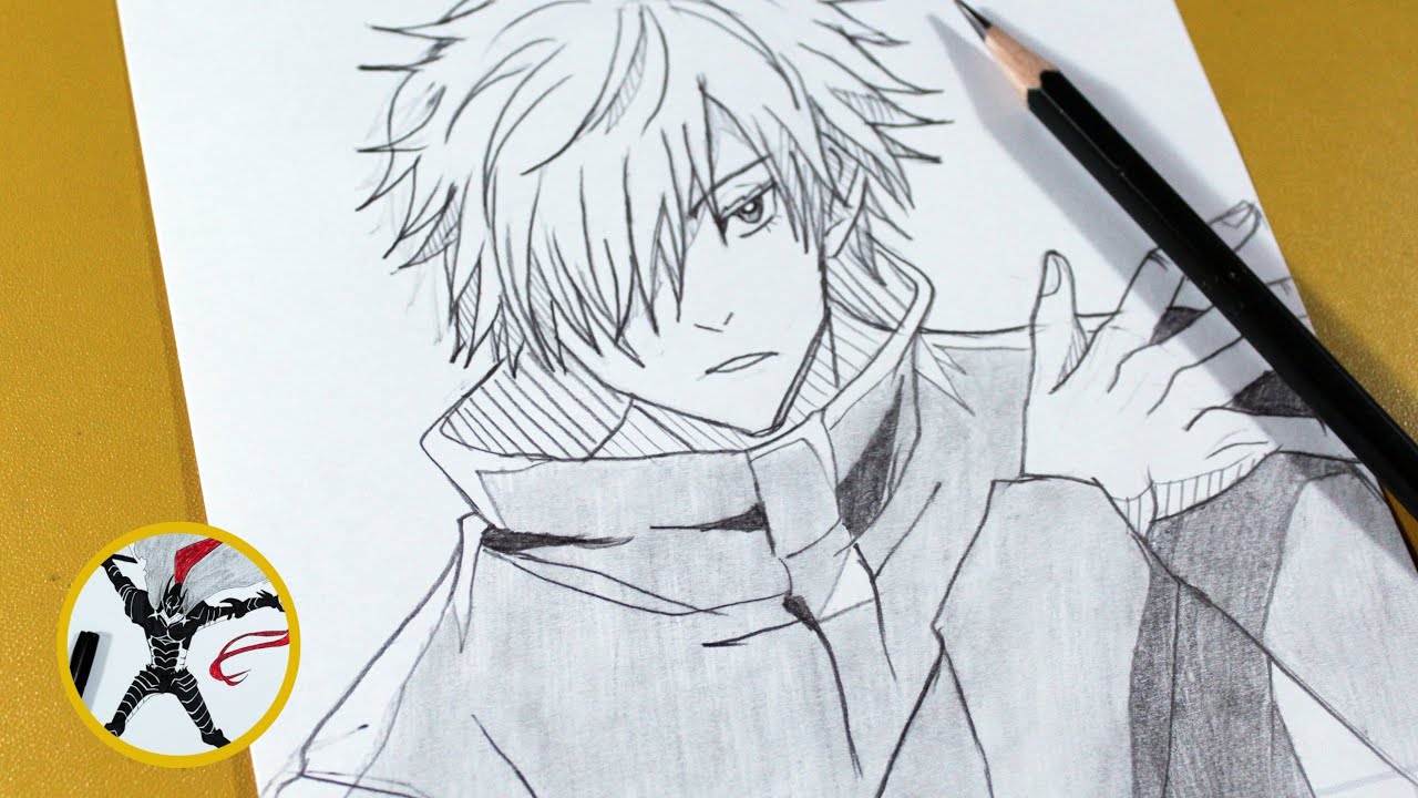How to Draw Satoru Gojo – Jujutsu Kaisen Anime Drawing Tutorial - YouTube