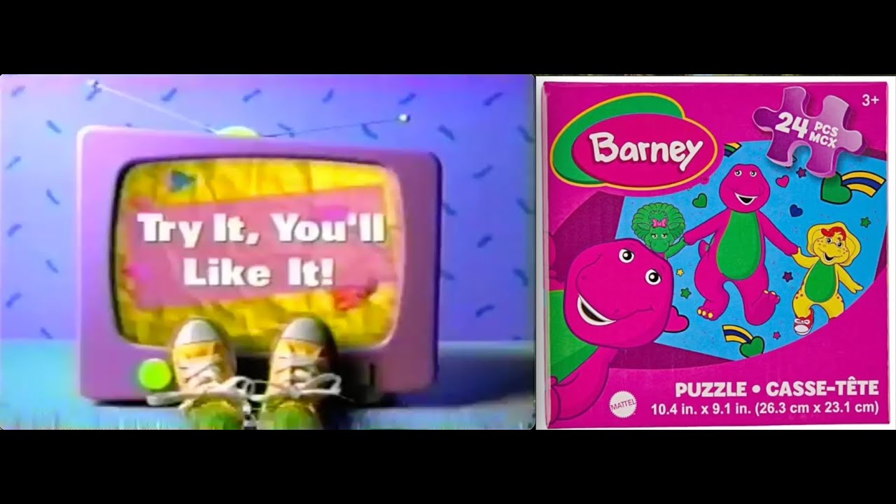 Try It, You'll Like It! with 2️⃣4️⃣ Piece Themed Barney Puzzle 2024 ...
