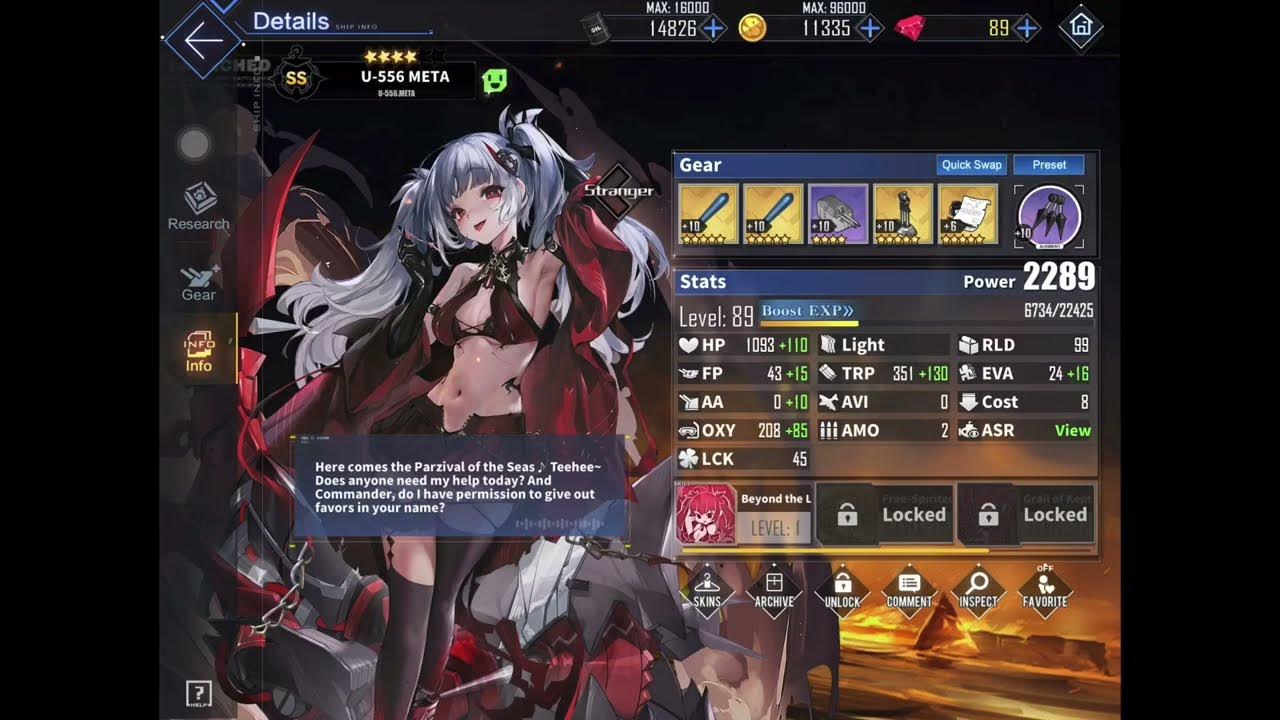 Azur Lane: Only one U-556 Meta? - YouTube