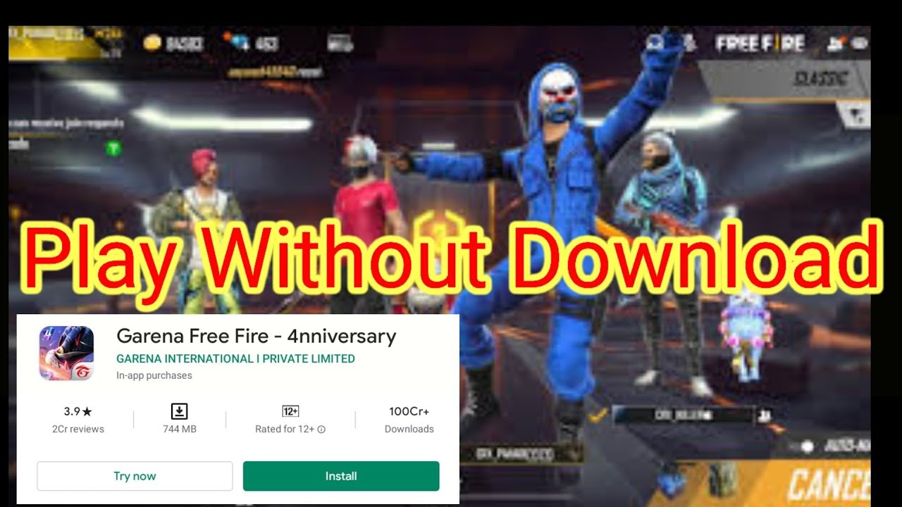 Play Free Fire without Download 🤫😮||Garena Free Fire Play Free 😍😍 - YouTube