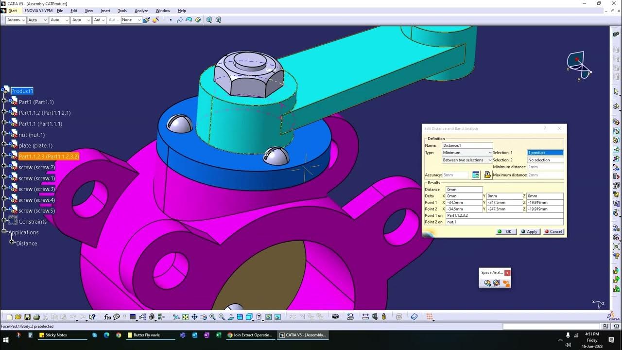 Clearance and Clash Analysis | Advanced CATIA v5 - YouTube
