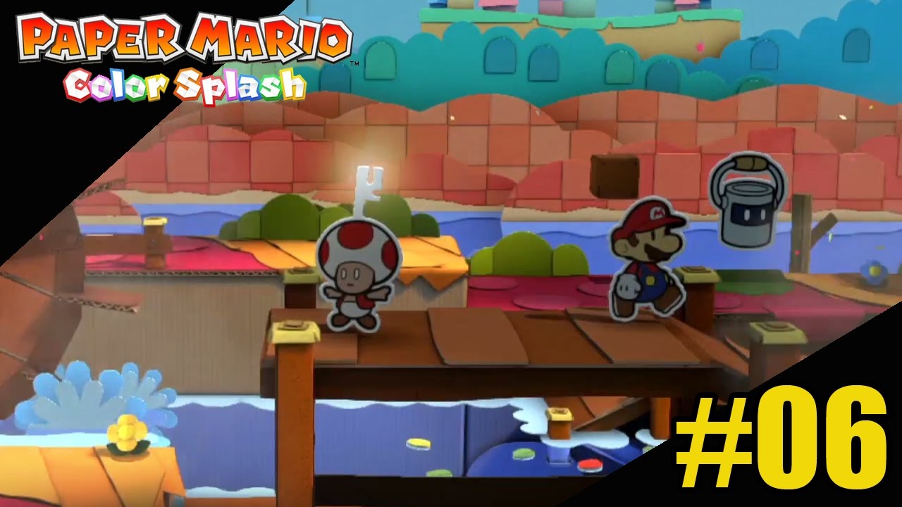 Paper Mario Color Splash 100% - Gameplay #06 El Toad justiciero - WiiU ...