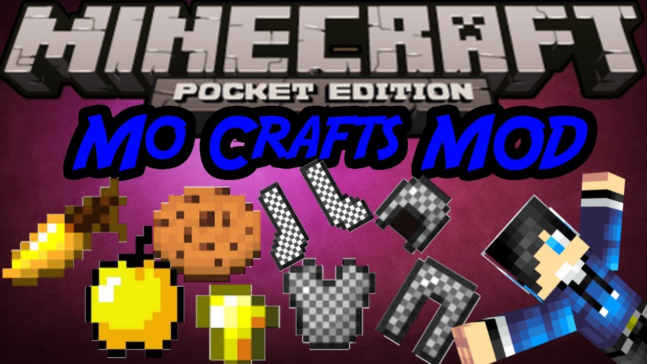 Mo Craft's Mod-Minecraft Pocket Edition 0.8.1-(+ Our NEW LAB!!) - YouTube