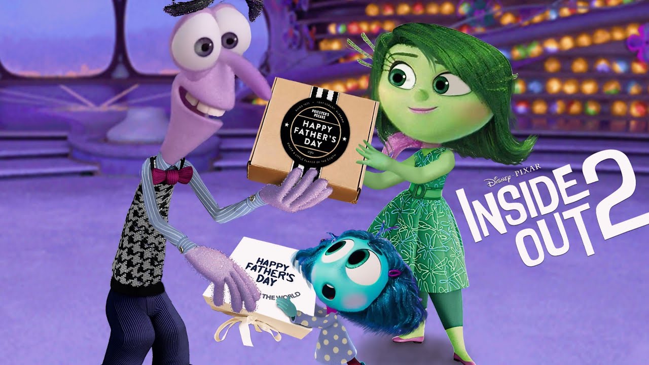 Inside Out 2 Movie. Fathers Day celebration. Fear is celebrating ...
