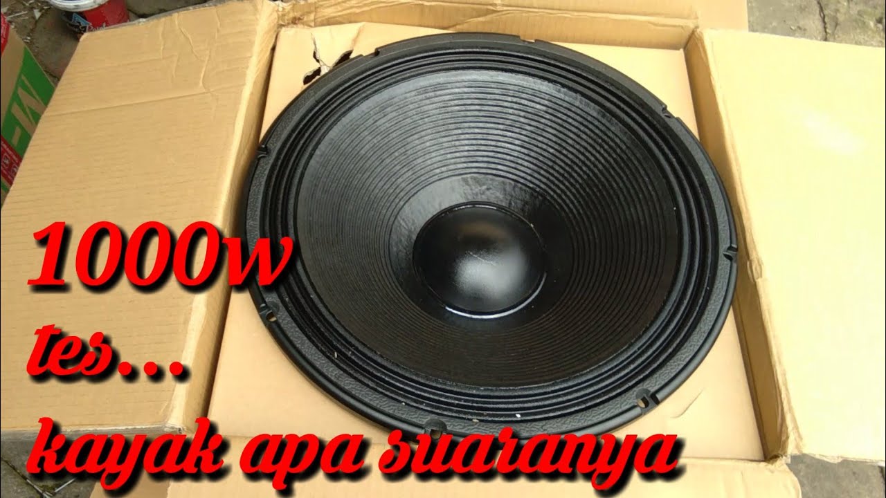 Review speaker 18 in RCF tes bok planar - YouTube