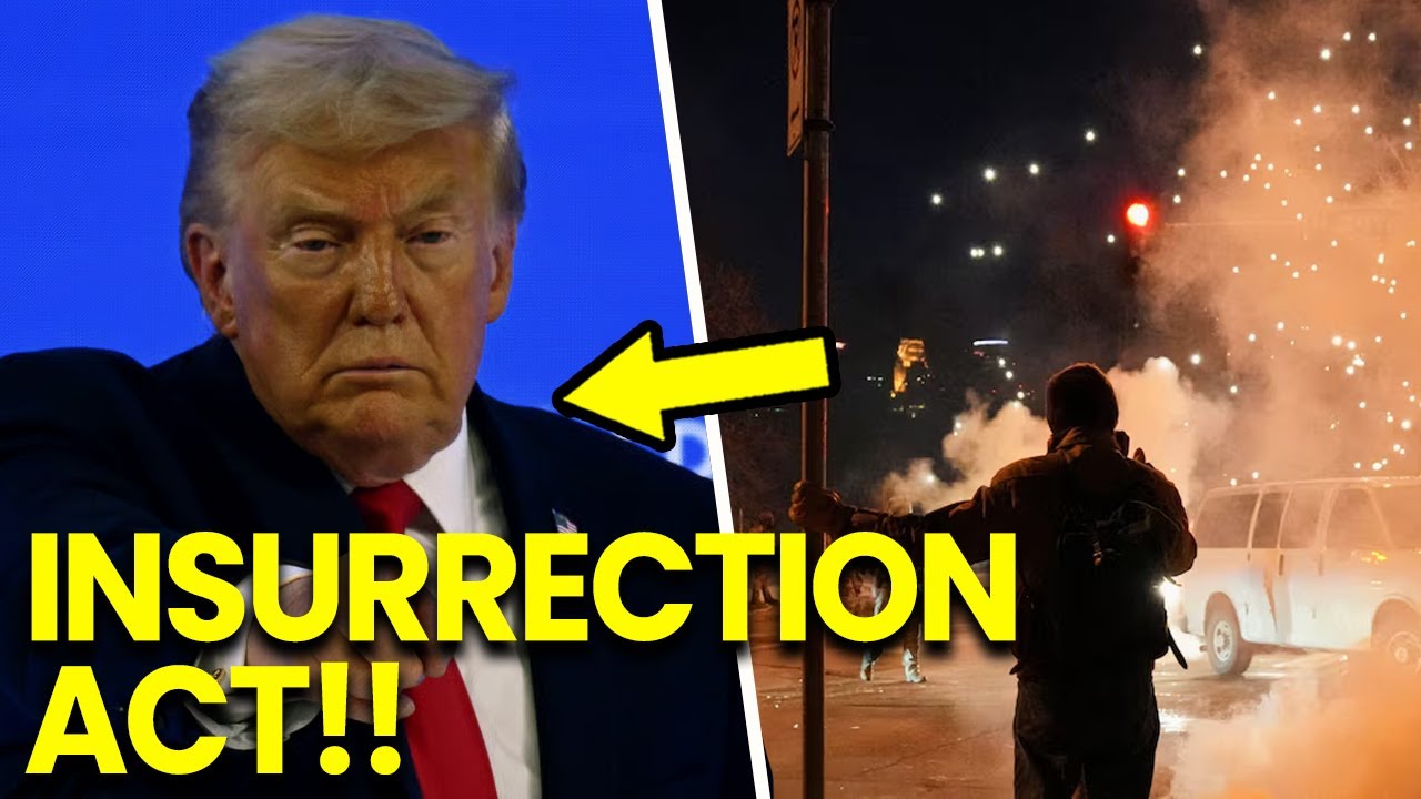 Trump Threatens INSURRECTION ACT After Minnesota EXPLODES Into Chaos ...
