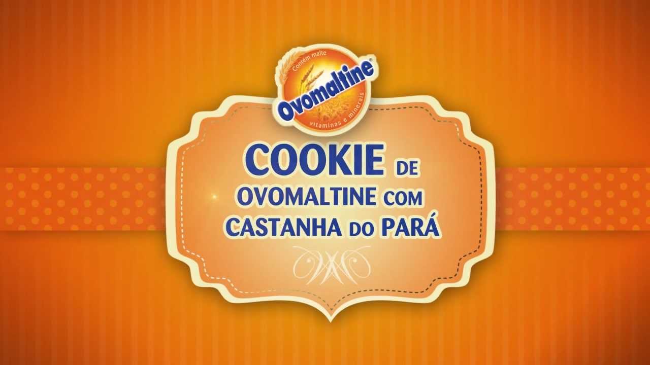 Receita: Cookie de Ovomaltine com Castanhas do Pará - YouTube