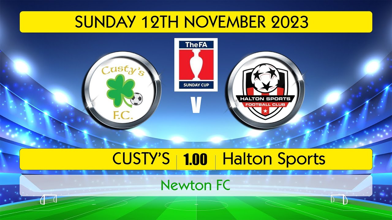 Custy's vs Halton Sports - November 12, 2023 - YouTube