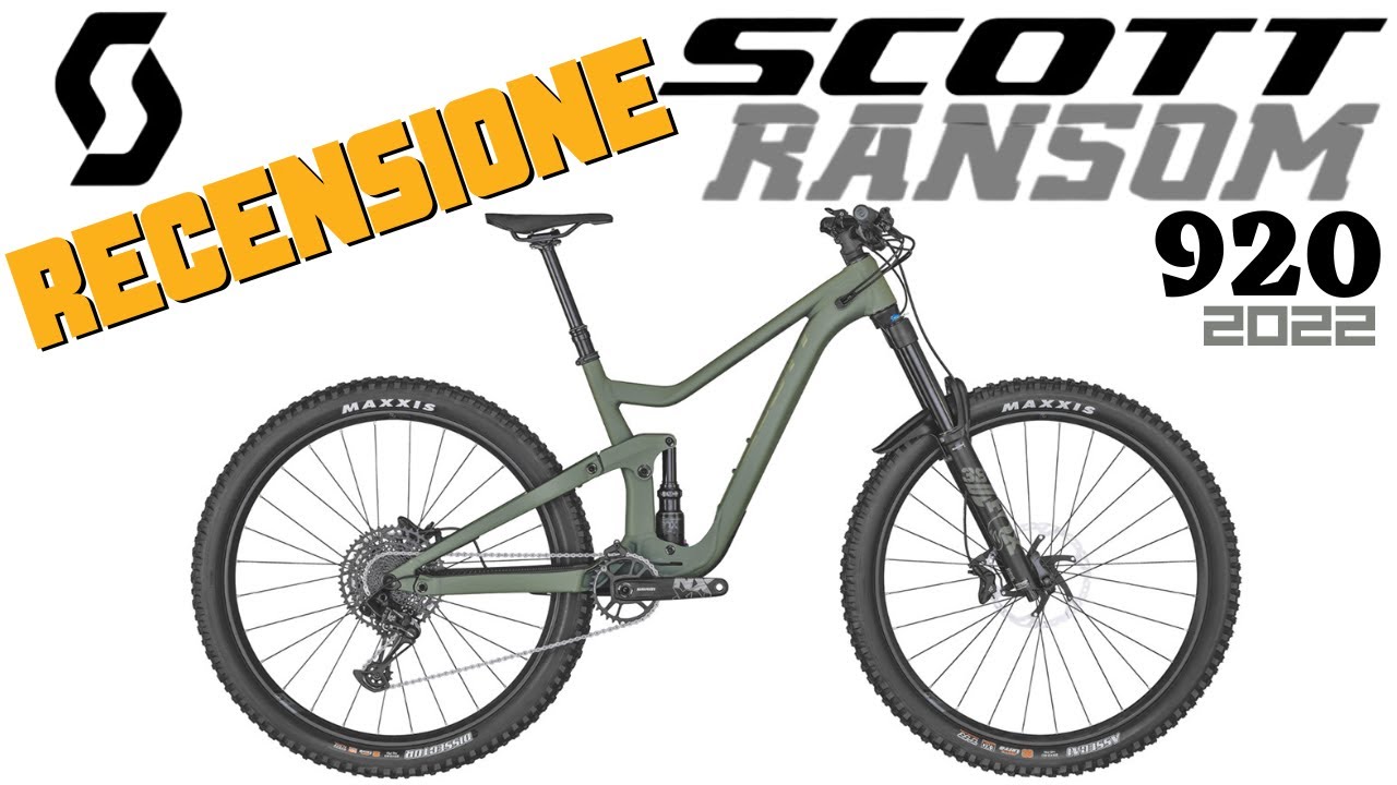 RECENSIONE MTB SCOTT RANSOM 920 2022 - YouTube